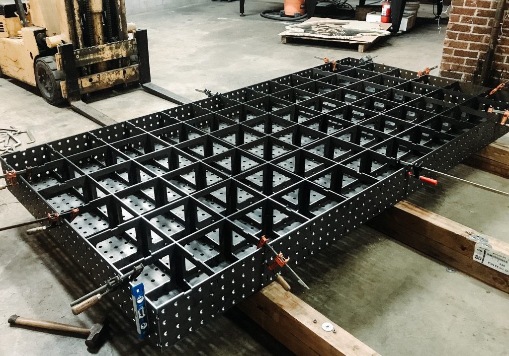 Metal Fabrication Table - Michigan Imagery